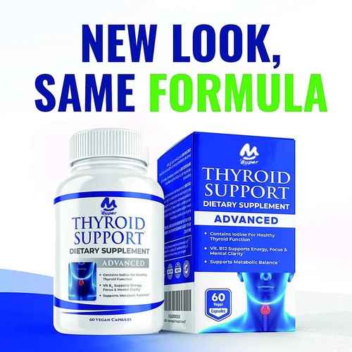 Thyroid support supplement containing iodine - Energy and focus support formula | eBay