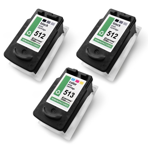 3x PRO Ink 2+1 XXL for Canon Pixma MP-490 MP-260 MP-250 MP-282 MP-495 ...