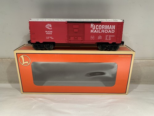 LIONEL RJ CORMAN RAILROAD BOX CAR! O GAUGE TRAIN CUSTOM RGS LCCA ...