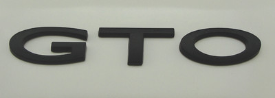 2004-2006 Pontiac GTO Rear Trunk Lid Bumper Emblem Letters Reproduction ...