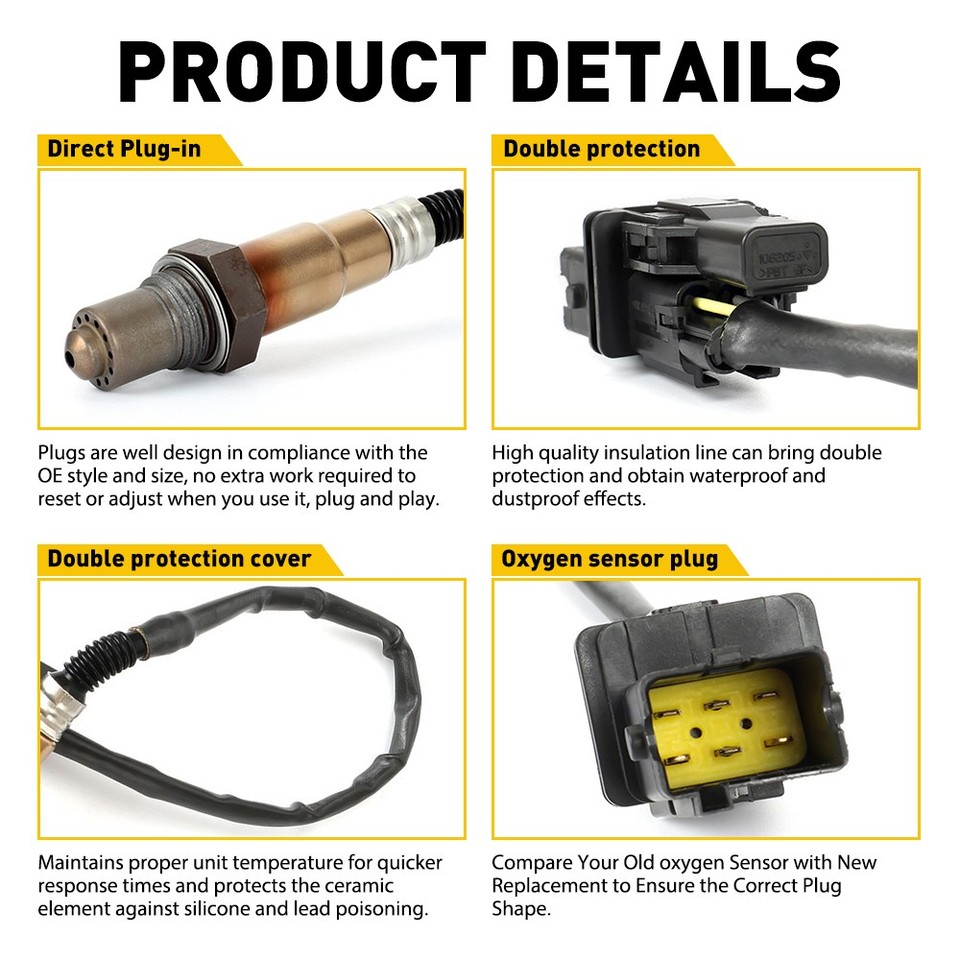 2PCS 234-5060 Upstream Oxygen Sensor O2 For Nissan Altima Titan ...