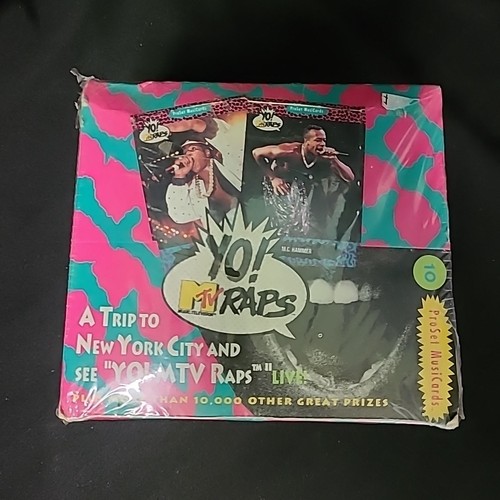 YO! MTV RAPS unopened box 1991 PRO SET | eBay