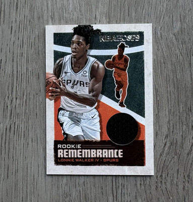 2019 Panini Hoops Rookie Remembrance Player Worn | Lonnie Walker | #RR ...