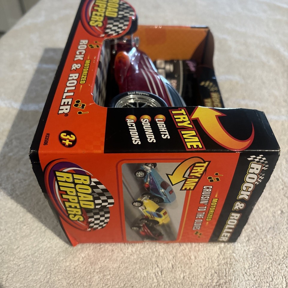 2005 Toy State Motorized Rock & Roller Music Road Rippers Car Flames | eBay