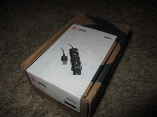 Plantronics DA80 USB Audio Processor Telephone Headset for sale online ...