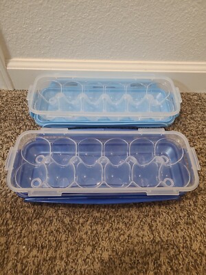Lock & Lock 2- 12 Ct Clear Egg Storage Container Tray HPL954 | eBay