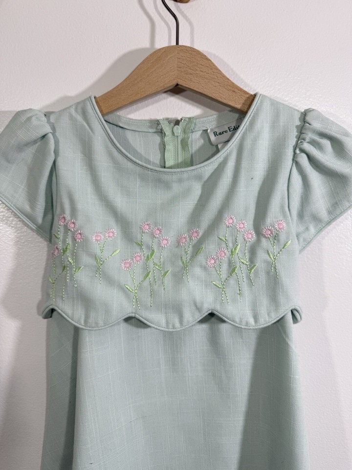 Vintage Dress 1990s Embroidered Kids 4 | eBay UK