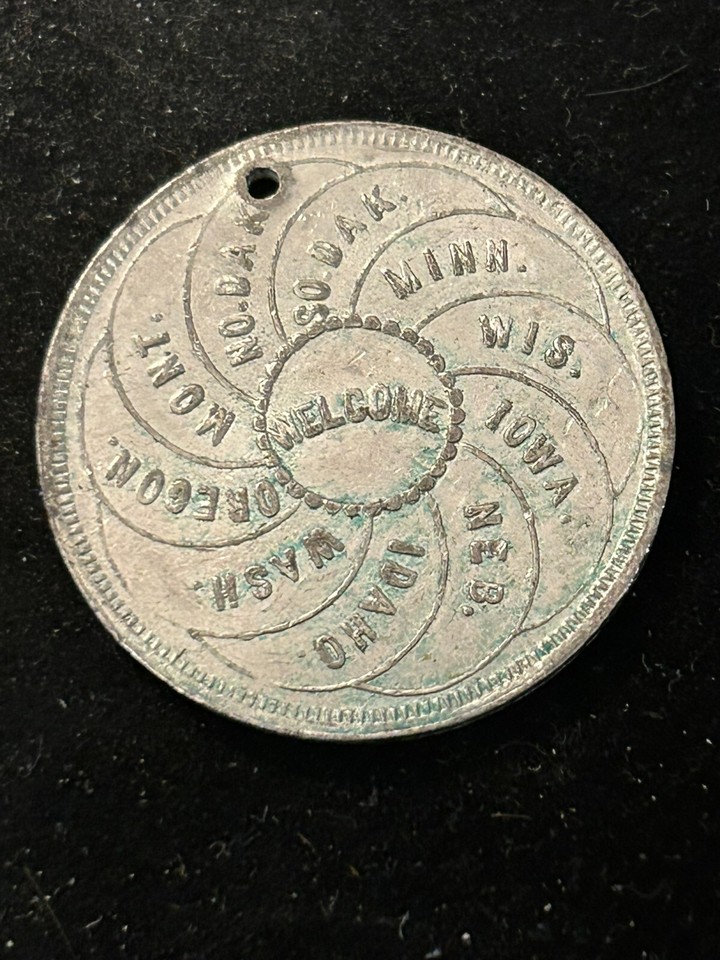 1891 Minneapolis Minnesota Harvest Festival Medal Token Rulau Mpl-37 | eBay