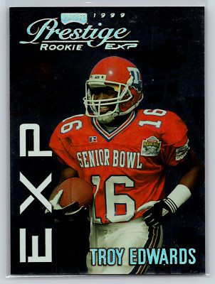 Troy Edwards 1999 Playoff Prestige EXP Reflections Silver SN3250 #EX29 ...