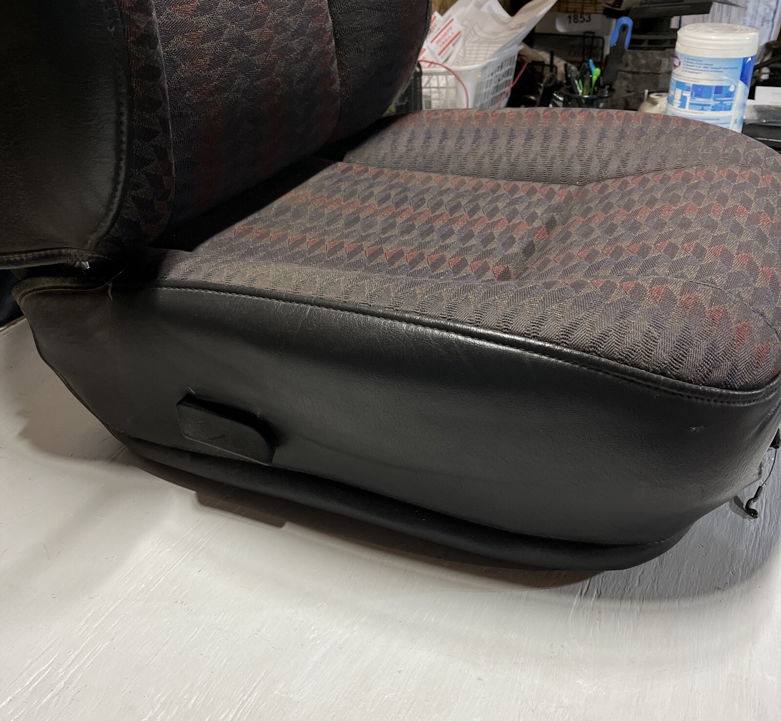 97-02 Jeep Wrangler TJ Agate Gray Aztec Passenger Front Folding Seat RH ...