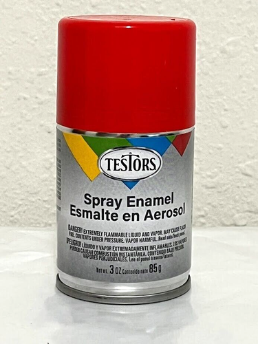 Testors Gloss Bright Red Enamel Spray Paint 3oz 1231t for sale online ...