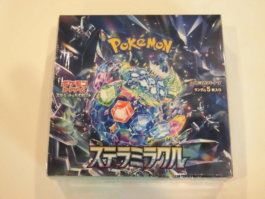 Pokemon Card Booster Box Stellar Miracle sv7 Japanese NEW w Pokemon Card Booster Box Stellar Miracle sv7 Japanese NEW w