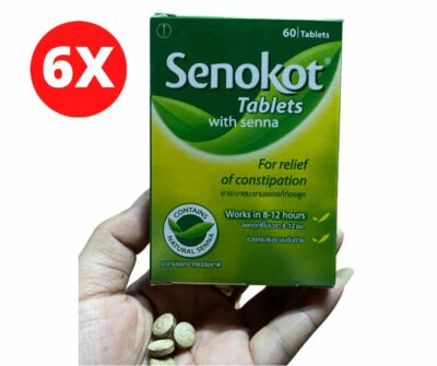 6x60 Tablets Senokot Laxative Bowel Effective Constipation Relief ...