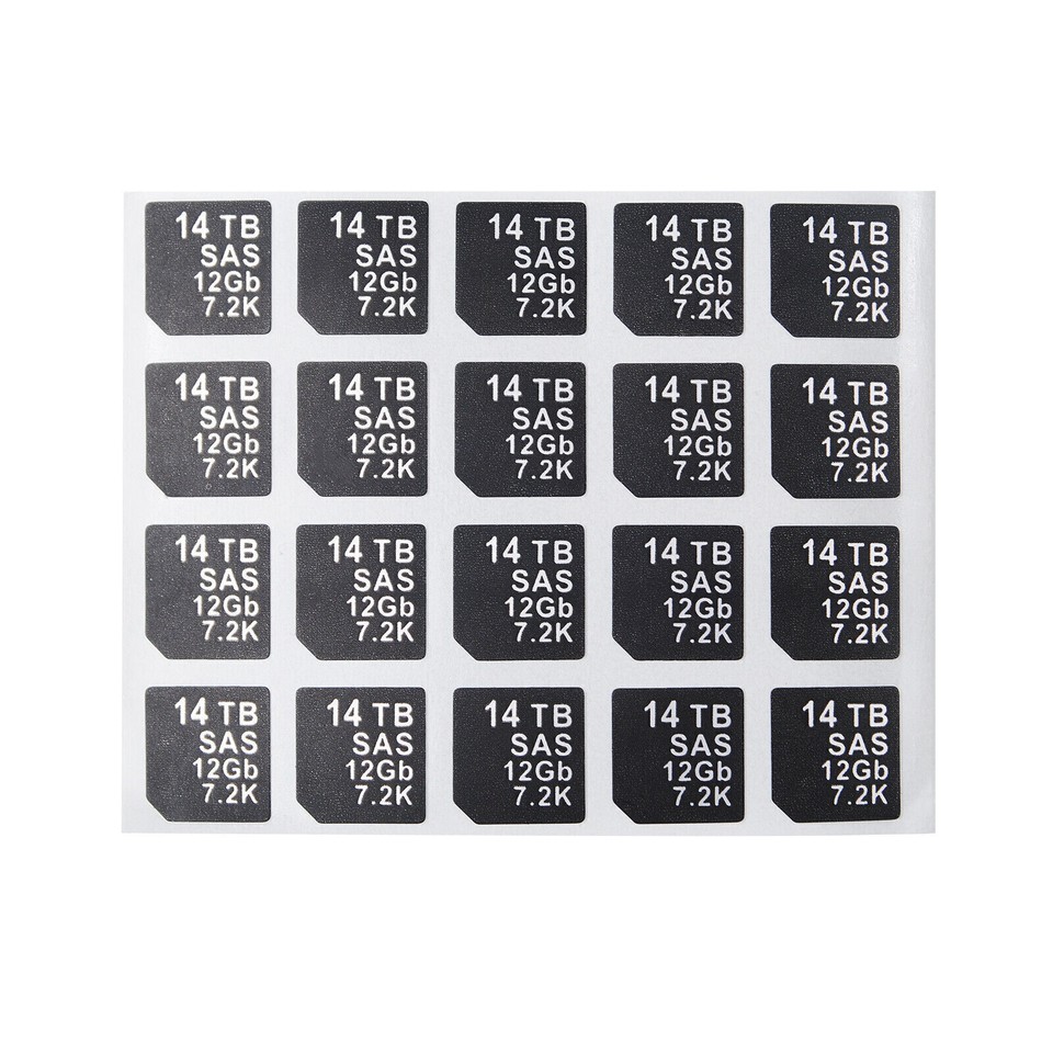 20-pcs DXD9H X7K8W Tray Caddy Adhesive Stickers Labels For DELL G14 HDD ...