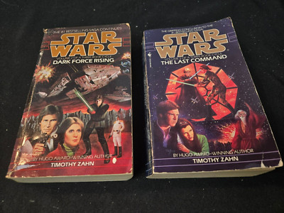 SIGNED Star Wars Dark Force Rising Last Command Admiral Thrawn Timothy ...