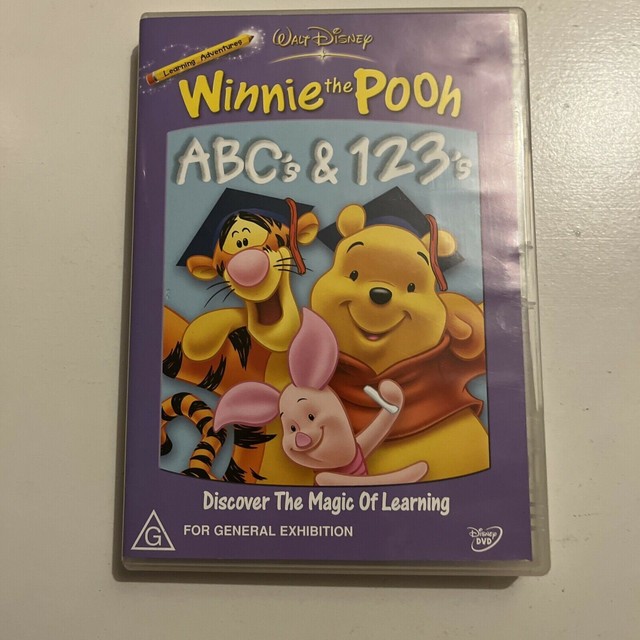 Winnie The Pooh - ABC's & 123's (DVD, 2004) for sale online | eBay