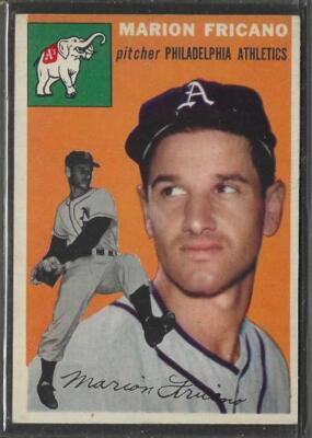 1954 TOPPS # 124 MARION FRICANO PHILADELPHIA ATHLETICS NM | eBay