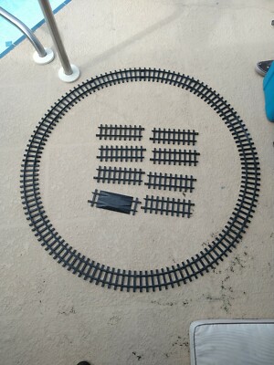 Wg183 Lot New Bright G-Scale Railroad Black Plastic Train Track | eBay