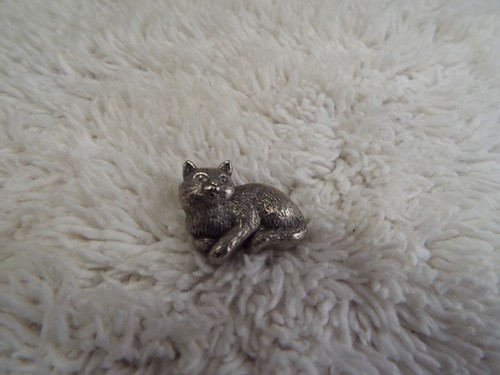 Pewter Cat Tac Pin (C2) | eBay