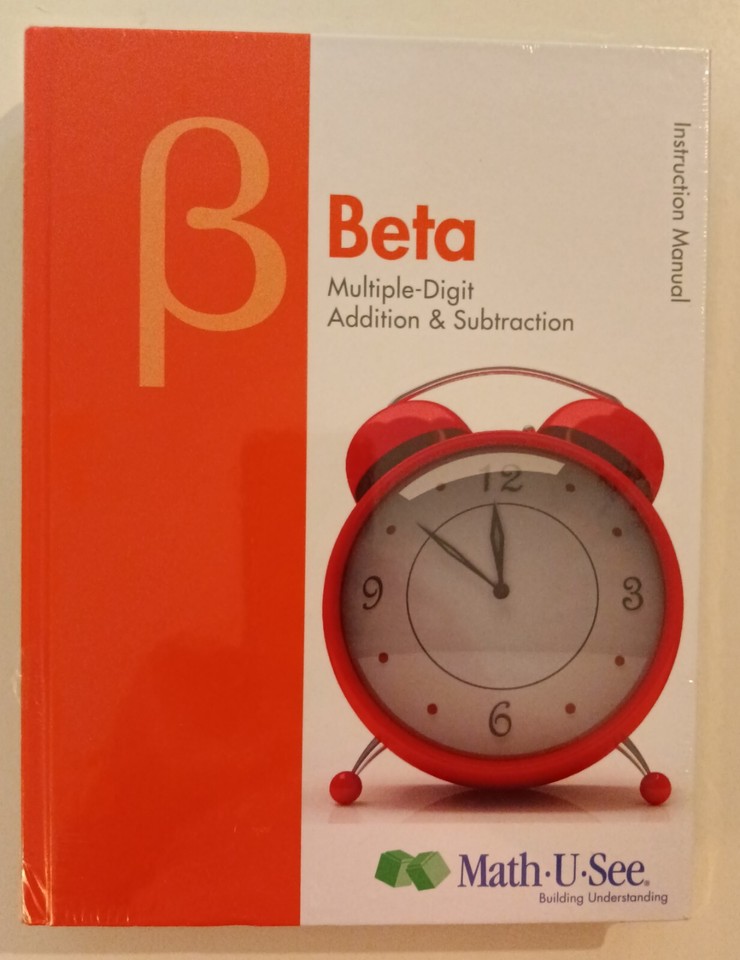 Math U See Beta NEW Instruction Manual DVD Set Homeschool Curriculum ...
