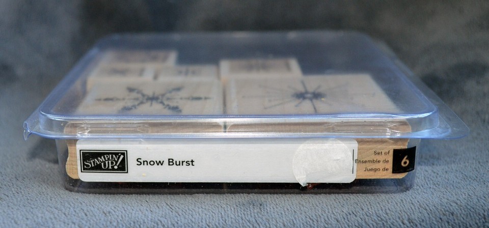 Stampin' Up SNOW BURST 6-Pc Stamp Set * Snowflakes | eBay