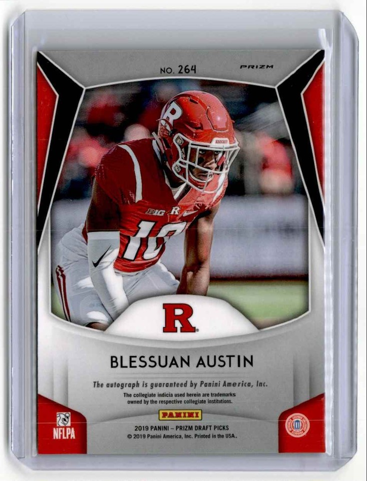 2019 Prizm Silver Draft Picks Auto Blessuan Austin RC Auto New York ...