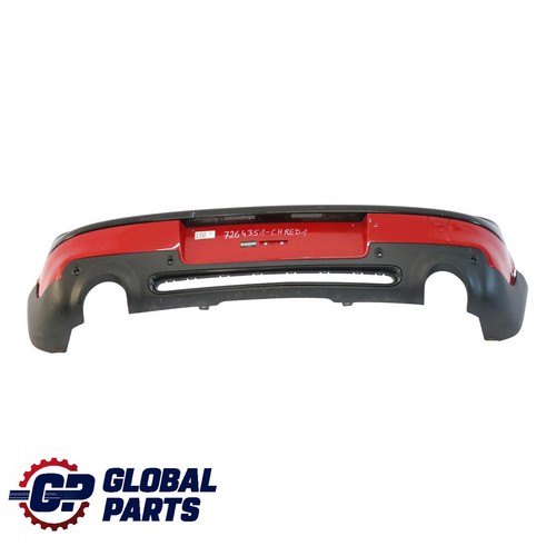 Rear Bumper Mini Clubman R55 Cooper S Trim Panel Chili Red - 851 | eBay