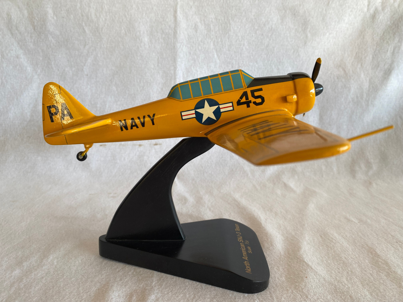 SNJ-3 Texan US Navy 1:32 Model Airplane Desktop Model Display Wood | eBay