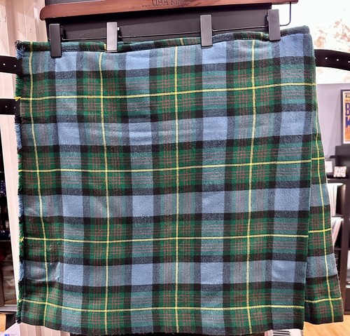 Kilt - Muir Ancient Tartan - Acrylic Fabric - 8 yard (with matching ...