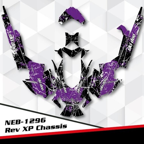 FOR SKI-DOO REV XP SUMMIT MXZ 2008 2009 2010 2011 2012 WRAP DECALS KIT ...