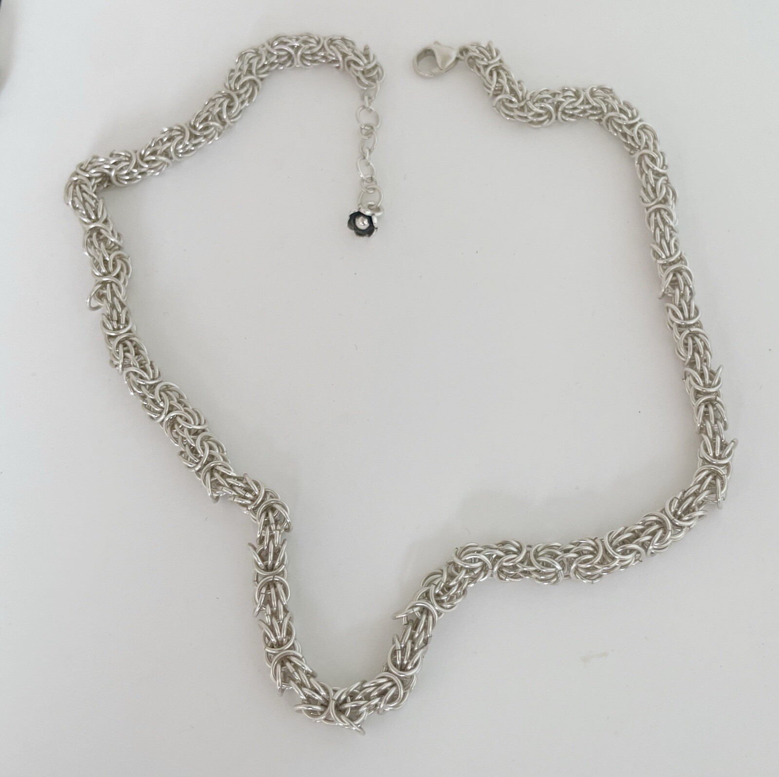 Beautiful Handmade Byzantine Necklace 925 Sterling Si… - Gem