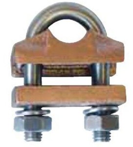 Dulmison EARTH ROD CLAMP 17-19mm Diameter, 50-120mm2 Cross Section, 3 ...