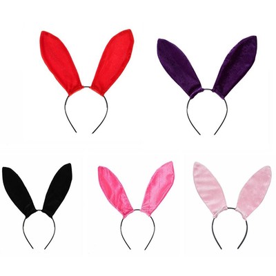 Rabbit Ears Big Bunny Ears Headband Polyster Hair Accessories Headdress ...