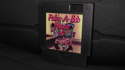 Authentic Original NES Peek-A-Boo Poker Panesian Nintendo Game Peek A ...