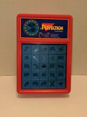 Original Perfection Board Game - Vintage 1990 - Works Perfectly ...