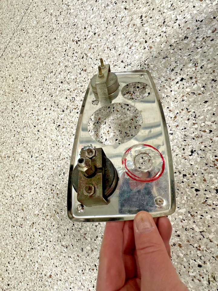 1932 Ford Dash Insert Panel Hot Rod Speedometer Oil Pressure Temp Gauge ...