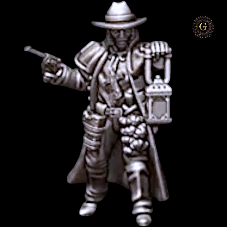 Wild West Vampire Hunters x7-Weird West Deadlands etc 28mm UNPAINTED ...