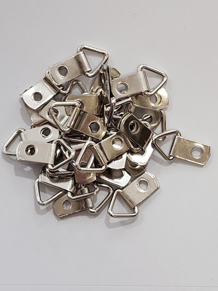 Mini D Ring Triangle Strap Hanger, Pro Quality, Picture Frame 100 w ...