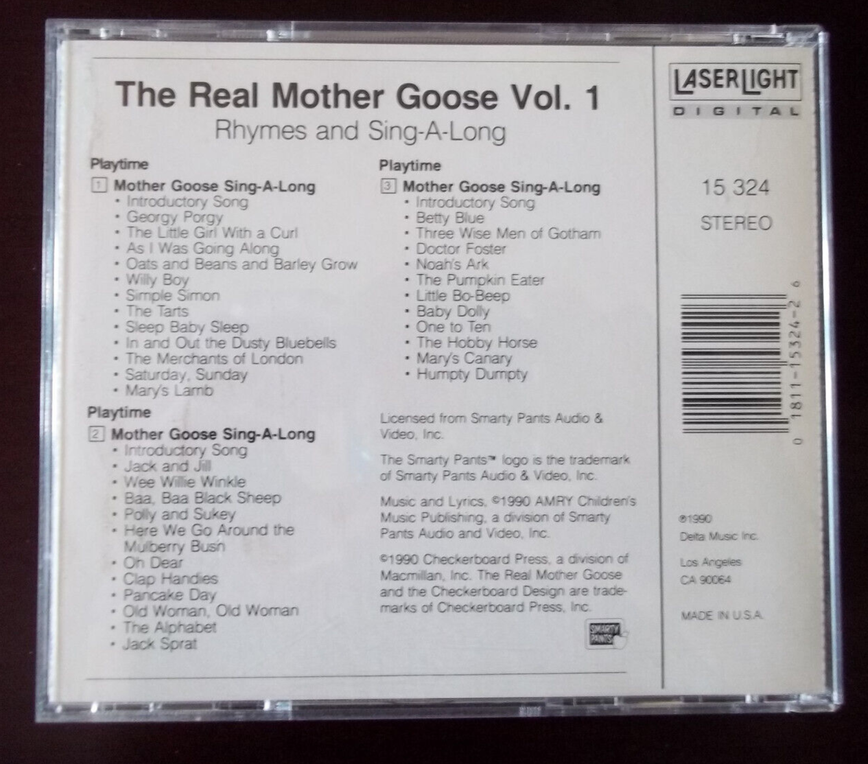 Real+Mother+Goose%2C+Vol.+1+by+Mother+Goose+%28CD%2C+Oct-1991%2C ...