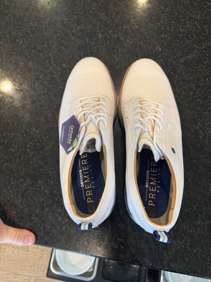 FootJoy Dryjoys Men's Premiere Series Field Golf Shoes - White 54355 | eBay