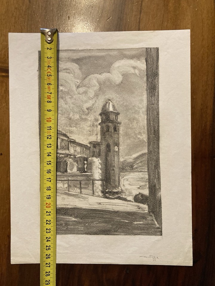 Monotype Pierre LAPRADE Papier Mer Phare Saint Jean De Luz ? Océan Pays ...