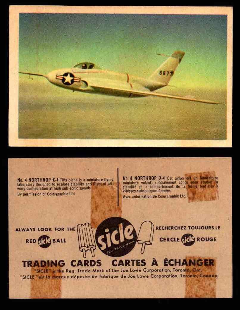 1959 Airplanes Sicle Popsicle Joe Lowe Corp Vintage Trading Card You ...