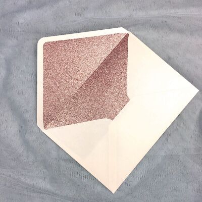 25 PCS A7 Pearlescent Glitter Envelopes,5.35 x 7.7 inches, Perfect for ...