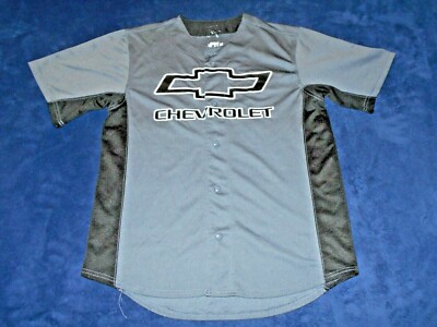 GM Chevrolet Chevy Strong #11 Button Down Baseball Jersey Shirt Mens ...