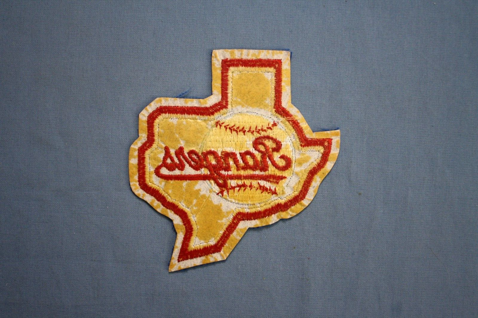 Circa 1985 Texas Rangers jersey sleeve patch vintage original, team ...