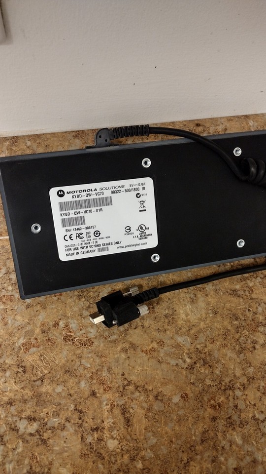 ZEBRA KYBD-QW-VC70-01R 64-key QWERTY Keyboard | eBay