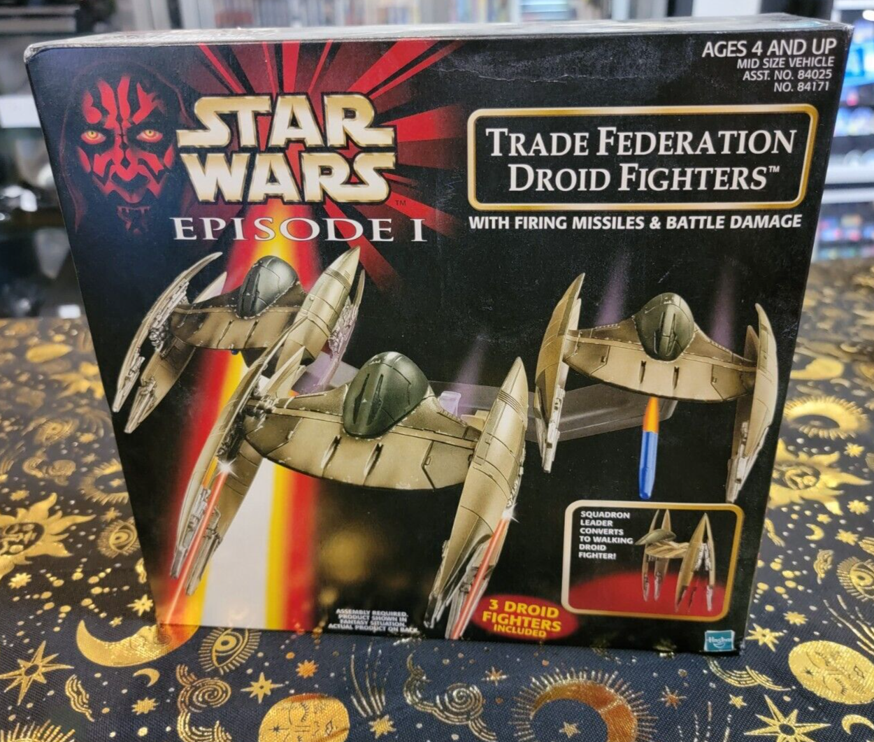 Star Wars Episode 1 Trade Federation Droid Fighters Hasbro 1998 ...