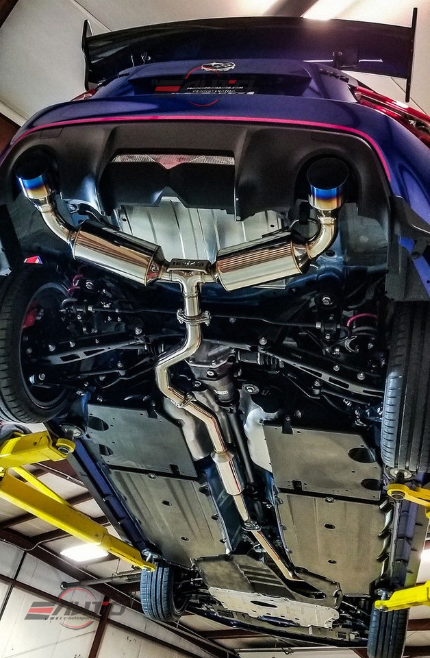 INVIDIA N2 Dual Titanium Burnt Tip Catback Exhaust for BRZ FRS GR86 86 ...