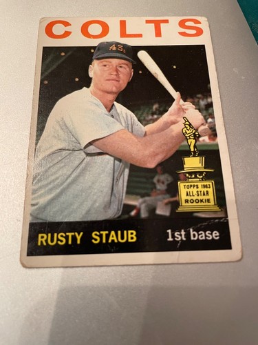 1964 Topps Rusty Staub RC Houston Colt .45s #109 GD | eBay