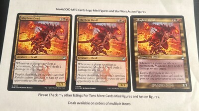 Mayhem Devil Ravnica Remastered RVR Magic MTG (x3: 1 Retro Frame) | eBay